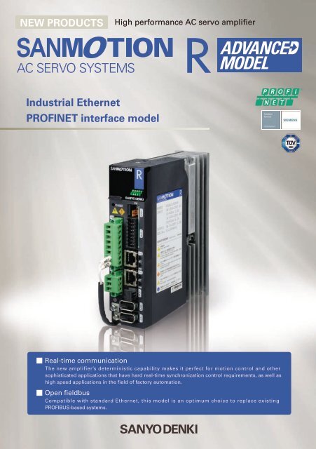 PROFINET interface model Industrial Ethernet - sanyo denki europe