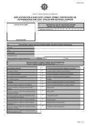 request to cancel a firearm licence, permit, certificate or ... - Saps