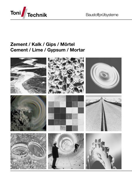 Zement / Kalk / Gips / MÃ¶rtel Cement / Lime / Gypsum ... - Sartorom