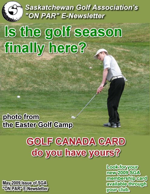 ON PAR - Golf Saskatchewan