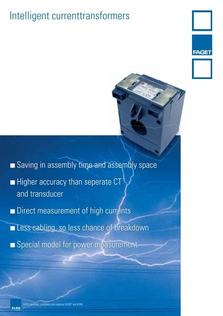 Intelligent currenttransformers - ELEQ