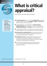 Journal Club- Critical Appraisal Form