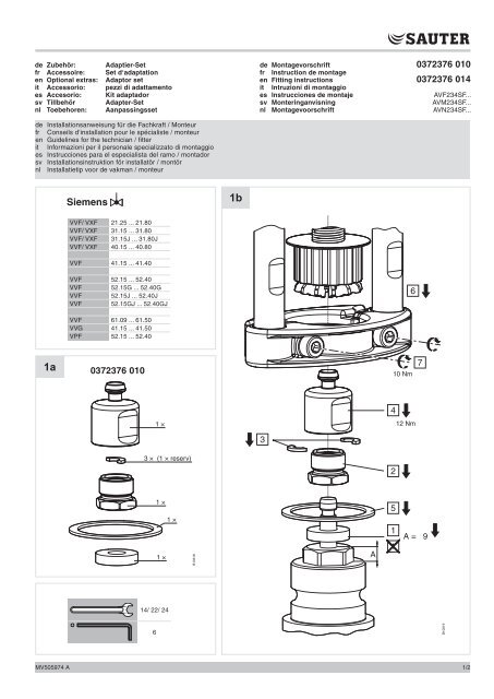 Siemens - sauter-controls.com sauter-controls.com