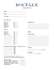 Paranoia Character Sheet - Savage Heroes