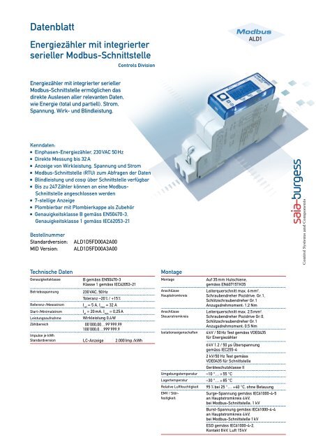 Datenblatt - SBC-support