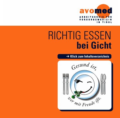 Richtig Essen bei Hyperuricämie und Gicht - Avomed