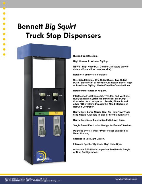 3000 Series Big Squirt Truck Brochure.pub - Bennett Pumps