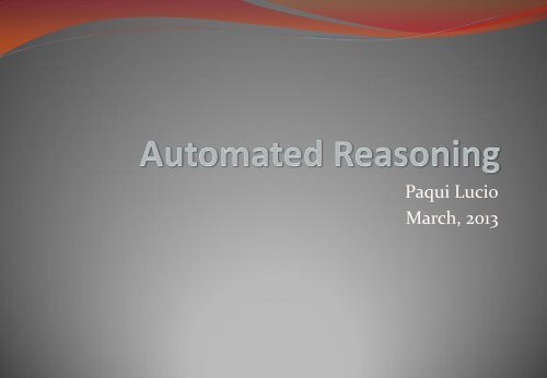 Automated Reasoning