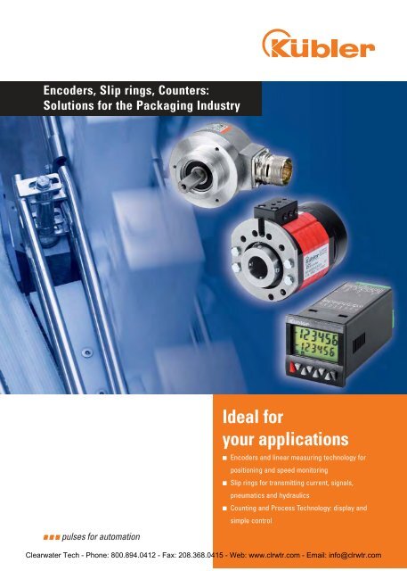 Kuebler By TURCK Encoders & Slip Rings For Packaging Applications