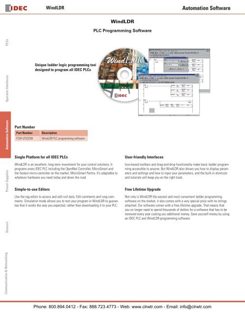 IDEC WindLDR PLC Ladder Logic Programming Software