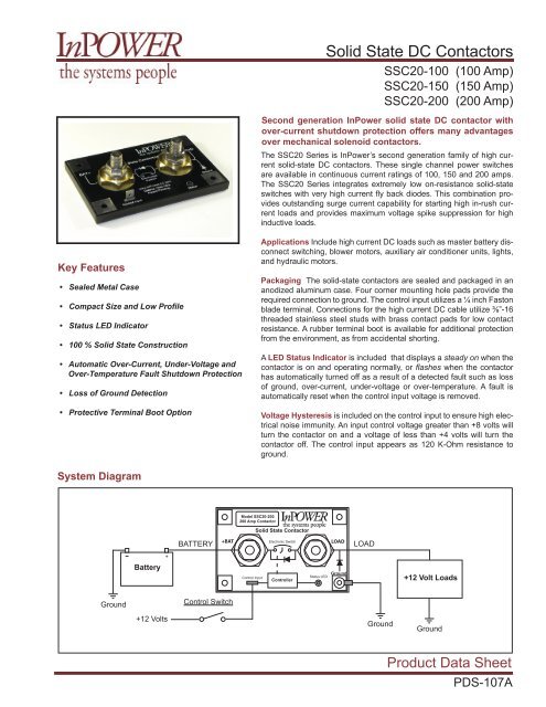 Solid State DC Contactors - InPower Direct