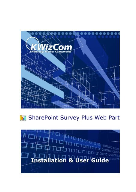 SharePoint Survey Plus Web Part Installation & User Guide