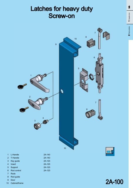 Modular Closing Systems - General Catalogue - 2011