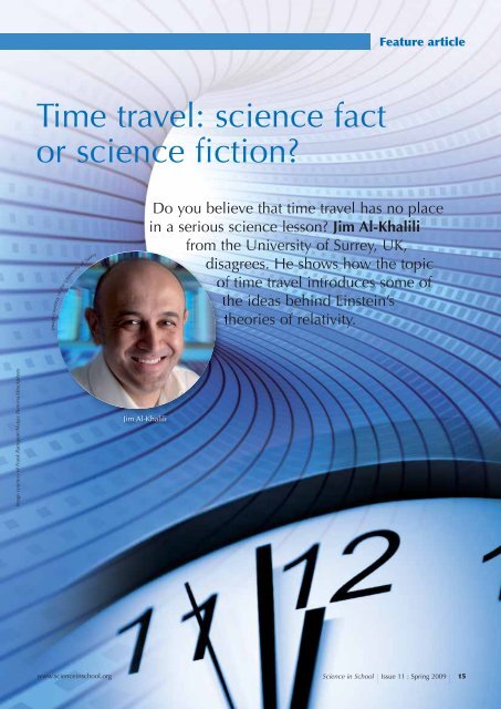 Time travel: science fact or science fiction? - Science in School