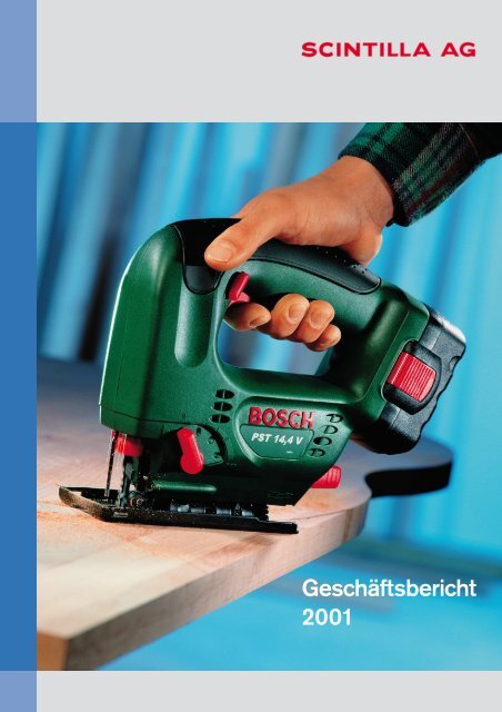 GeschÃ¤ftsbericht 2001 - Scintilla AG