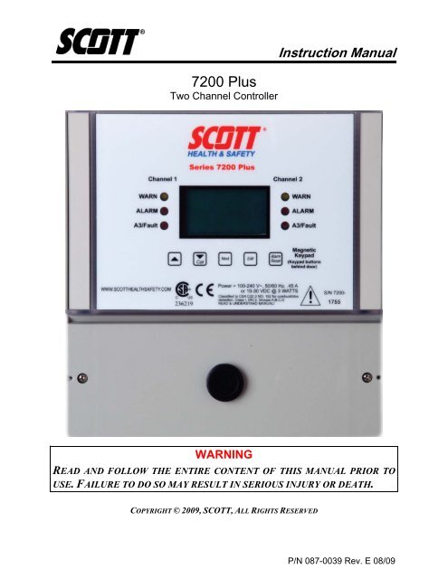User Manual - Scott Safety