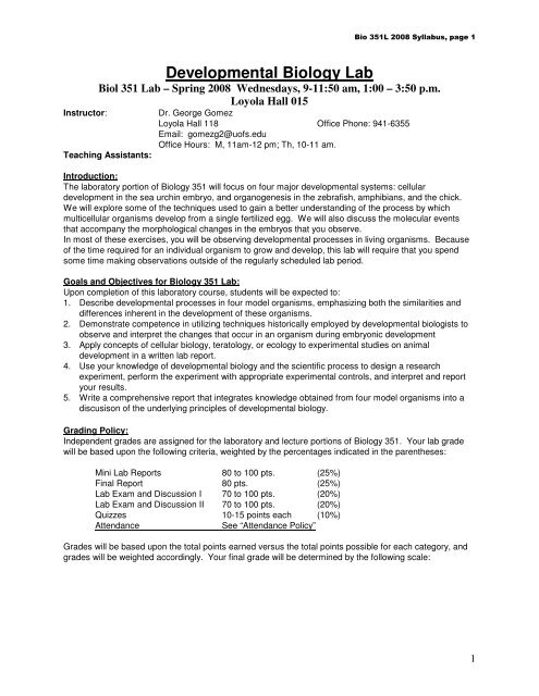 Developmental Biology Lab