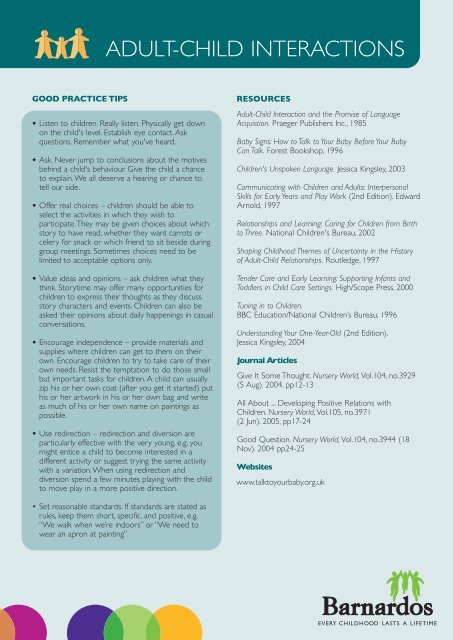 GOOD PRACTICE TIPS ADULT-