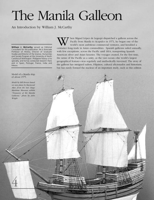The Manila Galleon - Maritime Museum of San Diego
