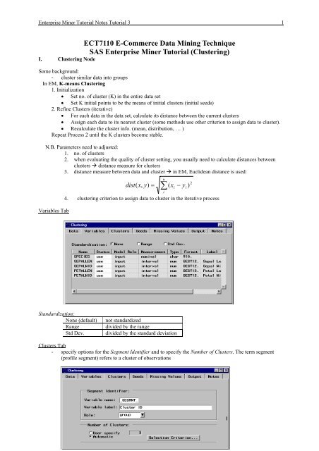 Enterprise Miner Tutorial Notes Tutorial 3 3