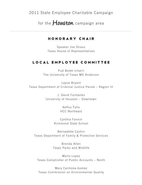 State Employee Charitable Campaign