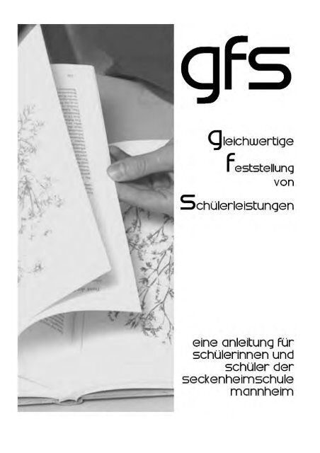 GFS - Von der Idee zur Präsentation - Seckenheimschule