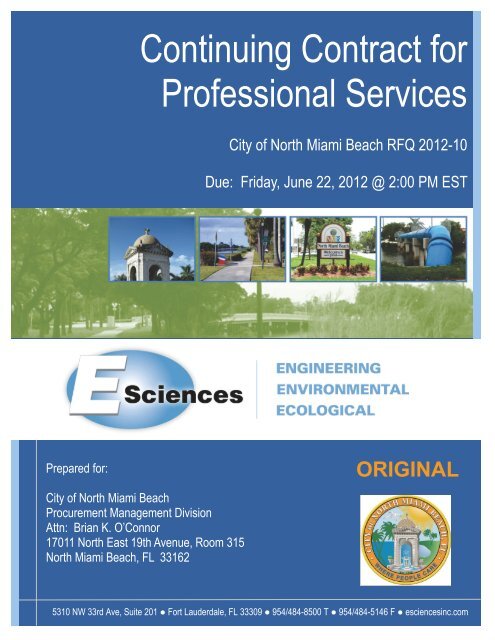 Continuing Contract for Professional Services