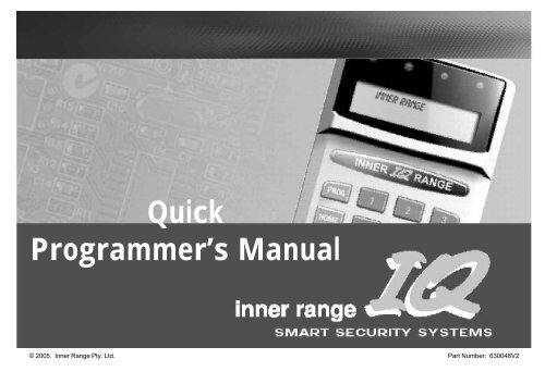 IQ Quick Programming Guide V2.604
