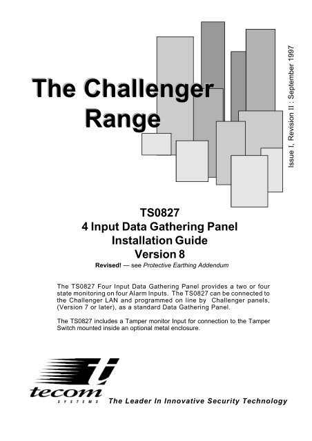 TS0827 4-Input Data Gathering Panel - Securityhelpdesk.com.au