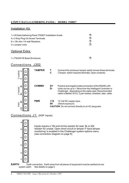 4 INPUT DATA GATHERING PA