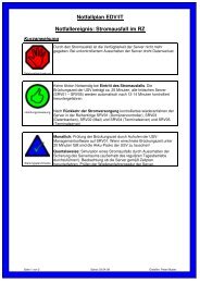 Notfallplan EDV/IT Notfallereignis: Ausfall eines Servers