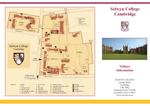Visitor Information - Selwyn College