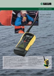 SAILOR COMPACT VHF RT2048 VHF Simplex/ Semiduplex ...
