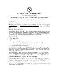 Campus Parking Map - Southeastern Louisiana University