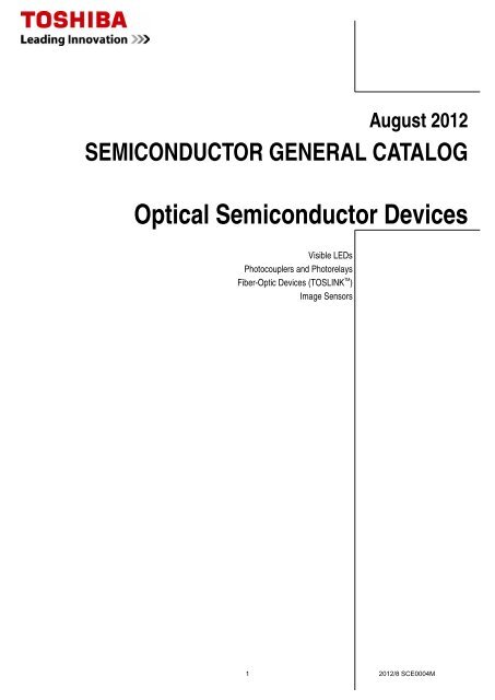 Optical Semiconductor Devices : SEMICONDUCTOR GENERAL ...