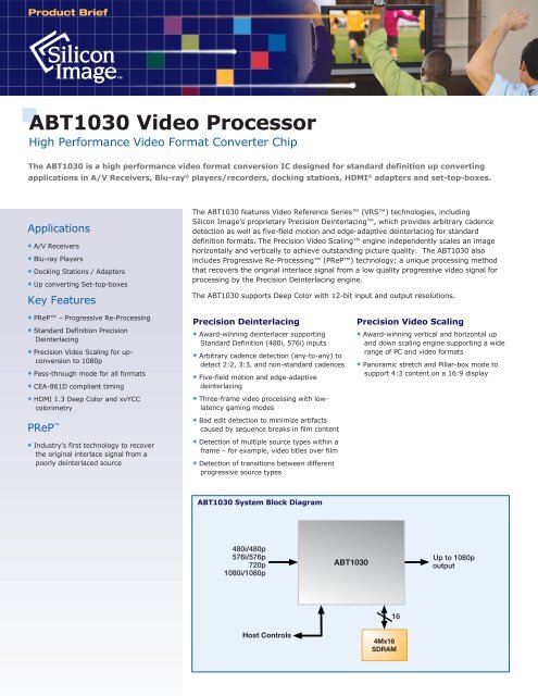 ABT1030 Video Processor - Sequoia Technology Group