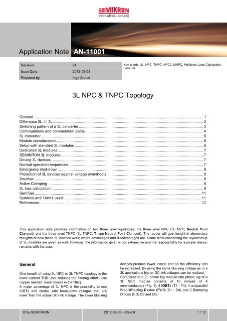 Application Note - Semikron