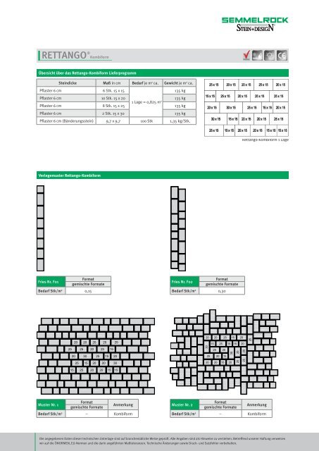 RETTANGO ® - Semmelrock