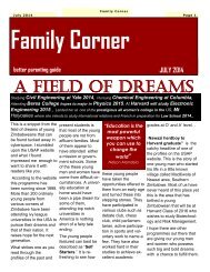 Family Corner June 2014