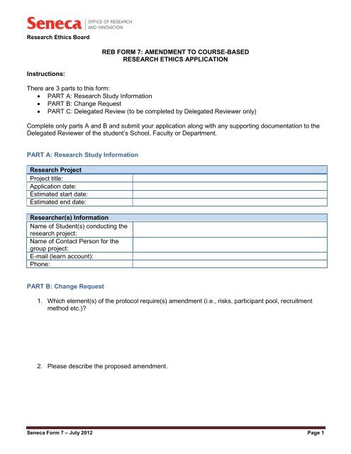 Seneca Letterhead - NH - Seneca College