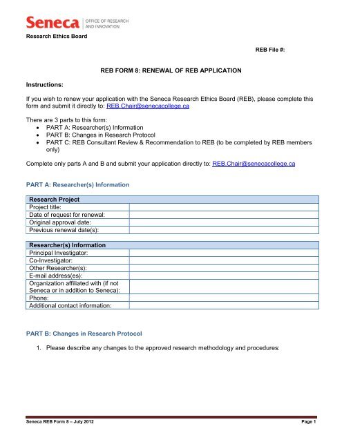 Seneca Letterhead - NH - Seneca College