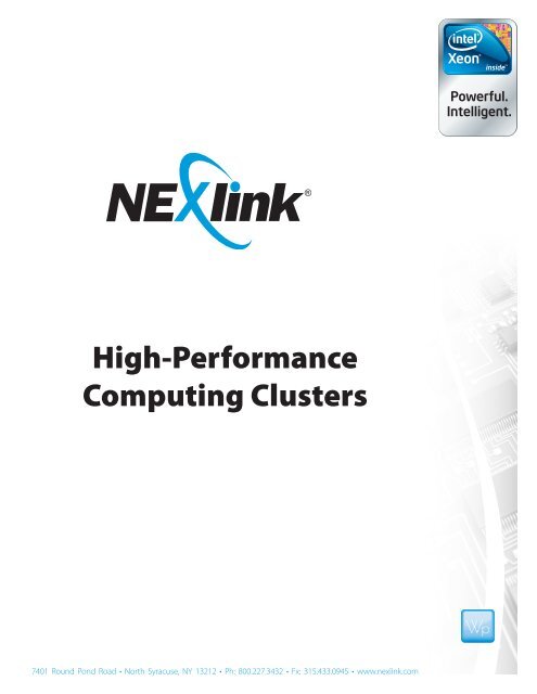 High-Performance Computing Clusters - Seneca High-Performance Computing Clusters - Seneca