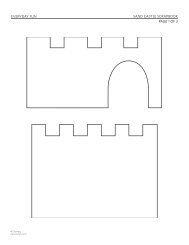 Template for Winnie the Pooh Mask - Spoonful