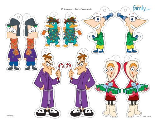 Phineas and Ferb Ornaments - Spoonful