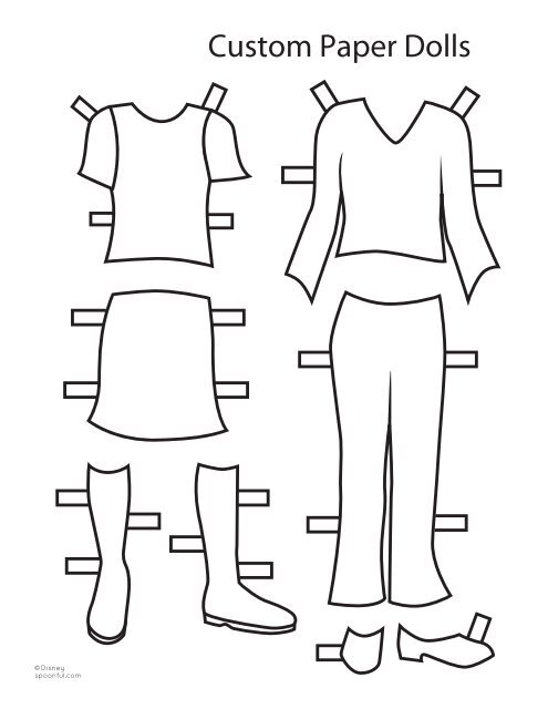 Custom Paper Dolls - Spoonful