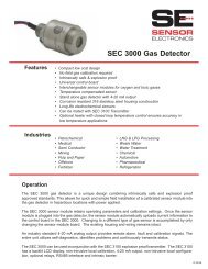 SEC 2000 Gas Detector 2_2003 - Sensor Electronics