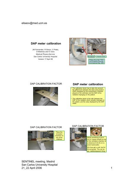 DAP meter calibration DAP meter calibration - SEPR