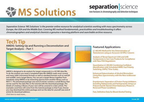 download pdf version - Separation Science