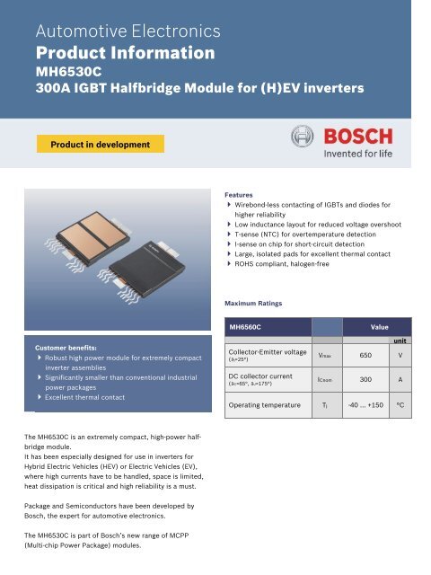 Download Link - Bosch Semiconductors and Sensors