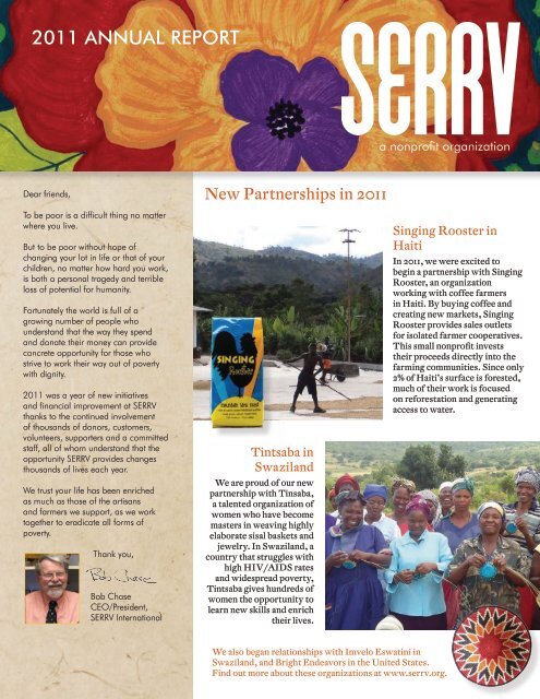 2011 AnnuAl RepoRt - Serrv